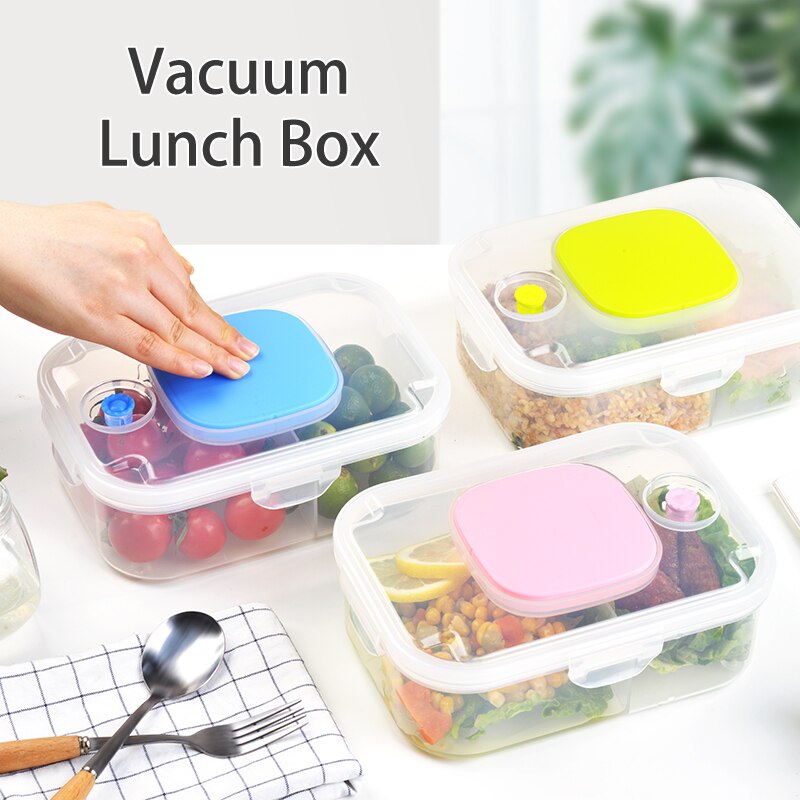 3 Stks/set Bento Box Volwassen Kids Lunch Box Stap... – Grandado