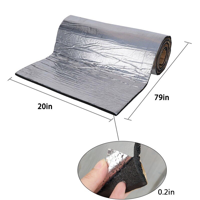 Car Soundproofing Mat Foam Rubber Firewall Mat Sou... – Grandado