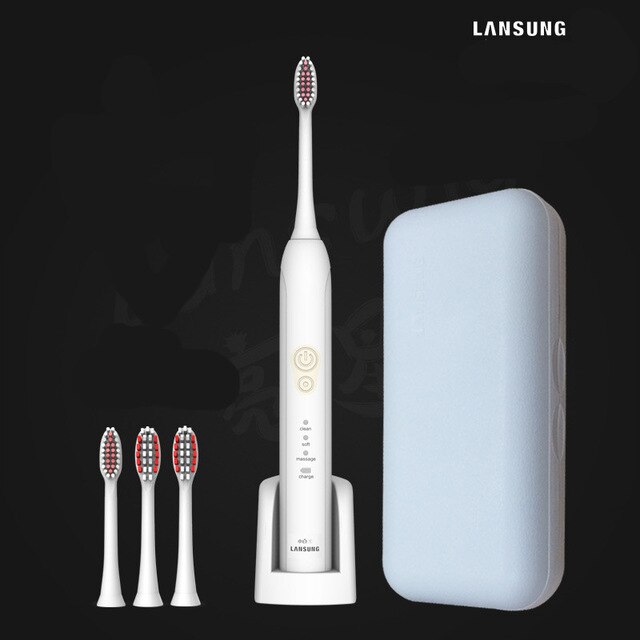 Lansung Electric Toothbrushes Rechargeable Wireles... – Vicedeal