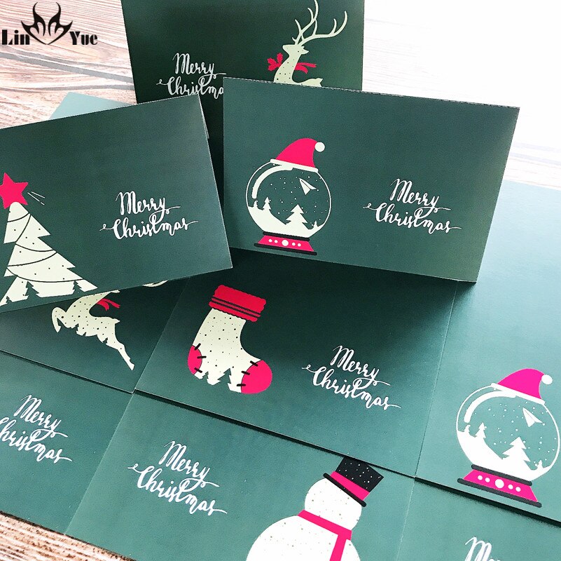 Mix Designs Merry Christmas Card Xmas Tree Santa S... – Vicedeal