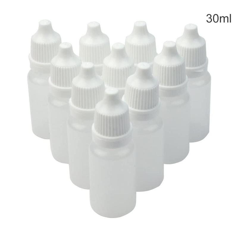 10Pcs 30ml Empty Plastic Dropper Bottles Container... – Grandado