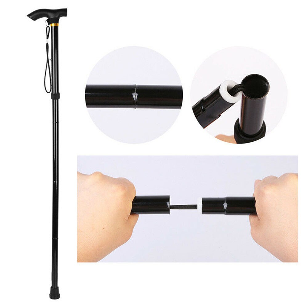 Folding Cane Walking Sticks Adjustable Aluminum Me... – Vicedeal