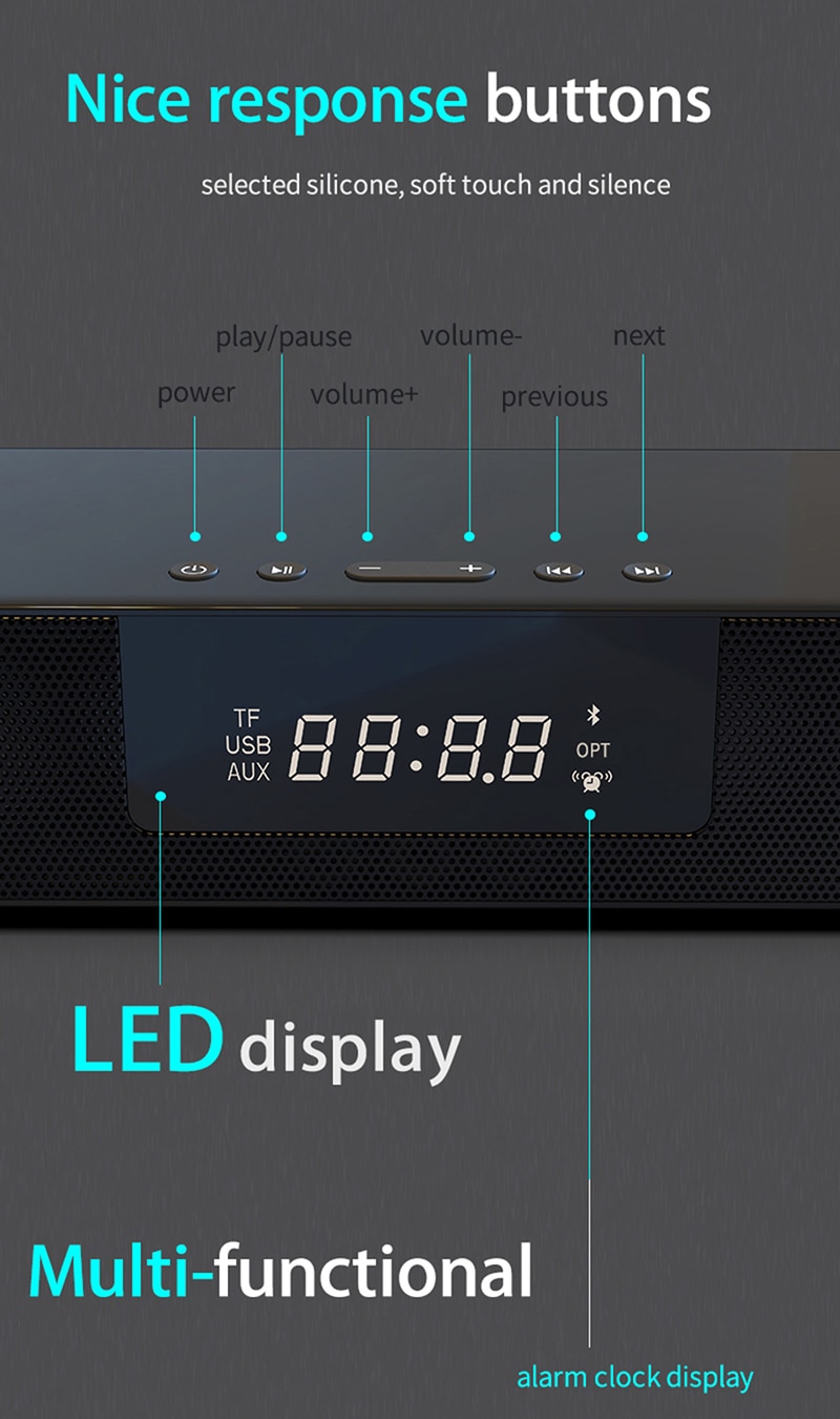 2in1 10W Wireless Fast Charging Bluetooth Speaker ... – Grandado