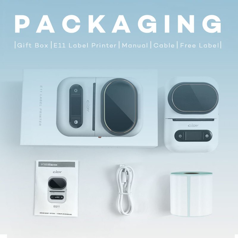 Cidy EQ11 Mini Pocket Paper Printer Bluetooth Port... – Grandado