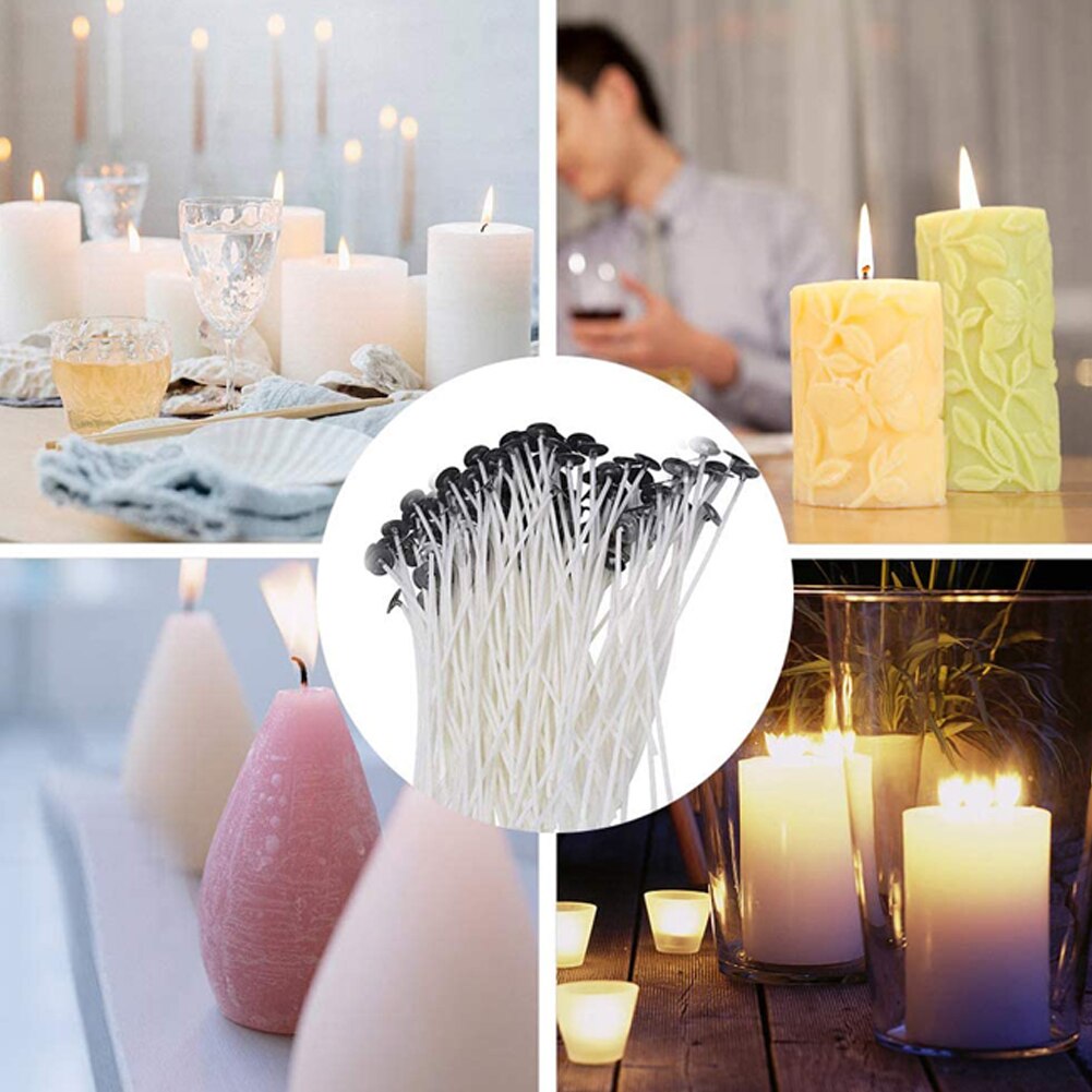 200PCS Candle Wicks Cotton Candle Making Wicks DIY... – Grandado