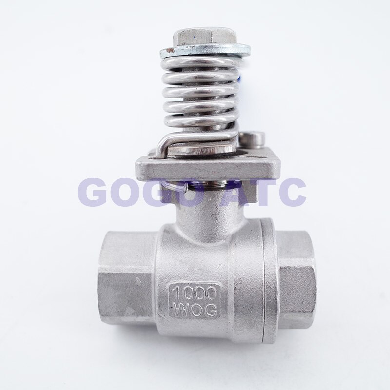 Ball valve brass Stainless steel Small Spring auto... – Grandado