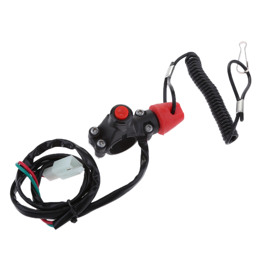 Veiligheid Tether Motor Stop Kill Switch Voor 47cc Grandado