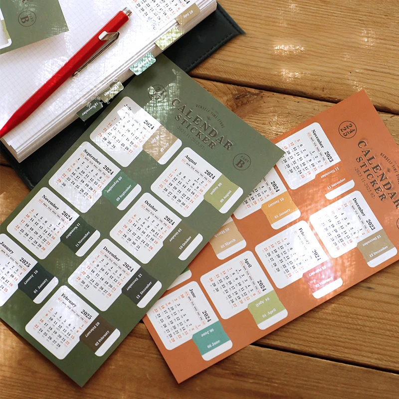 2025 2026 Calendar Stickers Kawaii Journal Planner... – Grandado