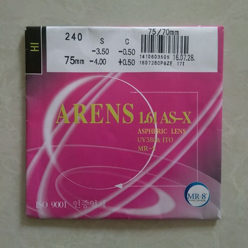 1.60 aspherical lens myopia glasses with no frame ... – Grandado