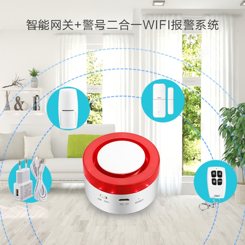 Tuya Smart WiFi Home Security Alarm System 433MHz ... – Grandado