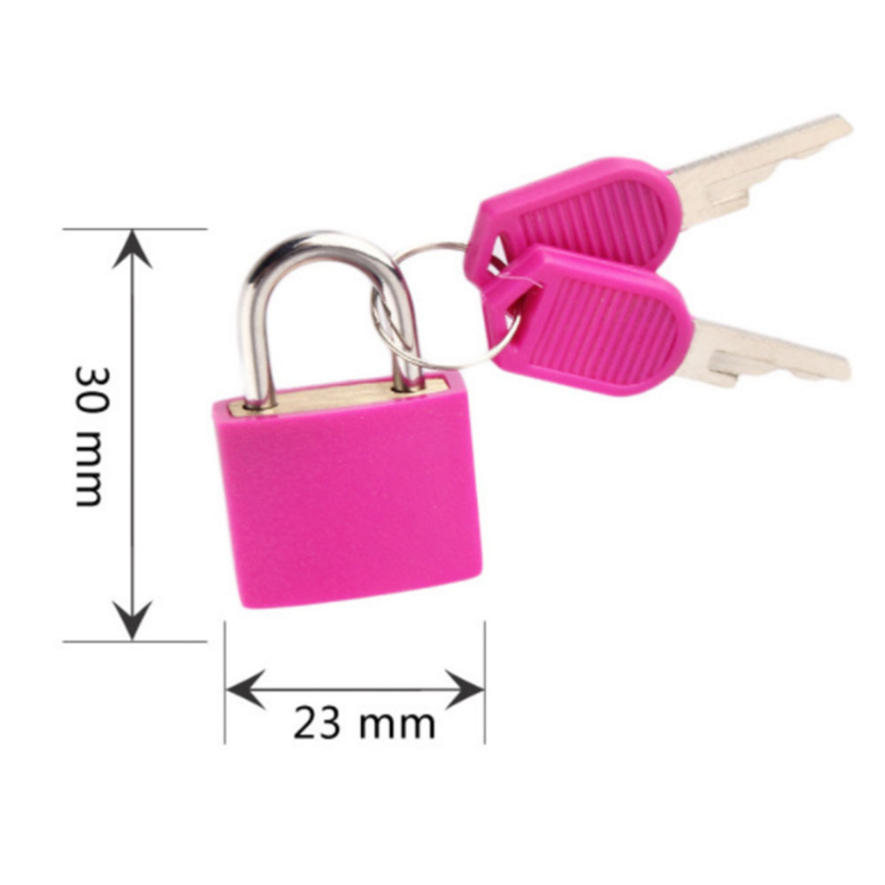 Small Steel Padlock Travel Suitcase Diary Lock Wit... – Vicedeal