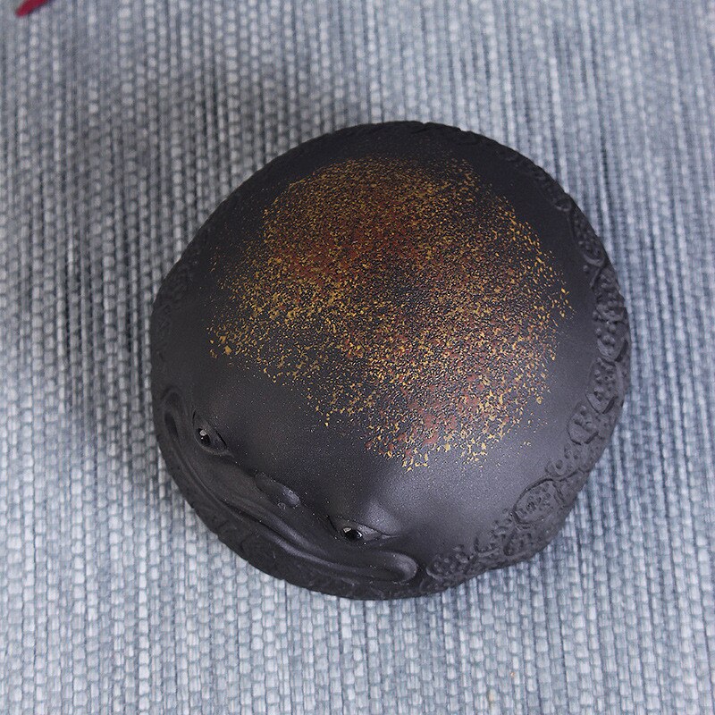 Purple Clay Toad Tea Pet Tea Table Animal Statue S... – Grandado