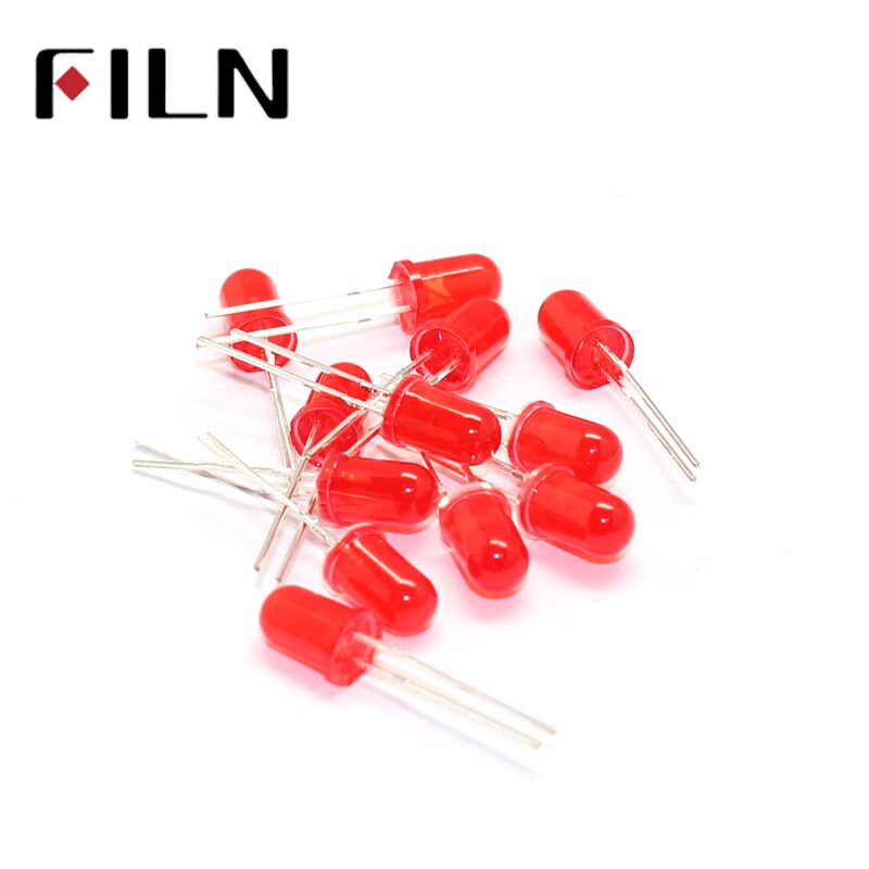 100pcs 5mm diffused red Bright LED bulbs Emitting ... – Grandado