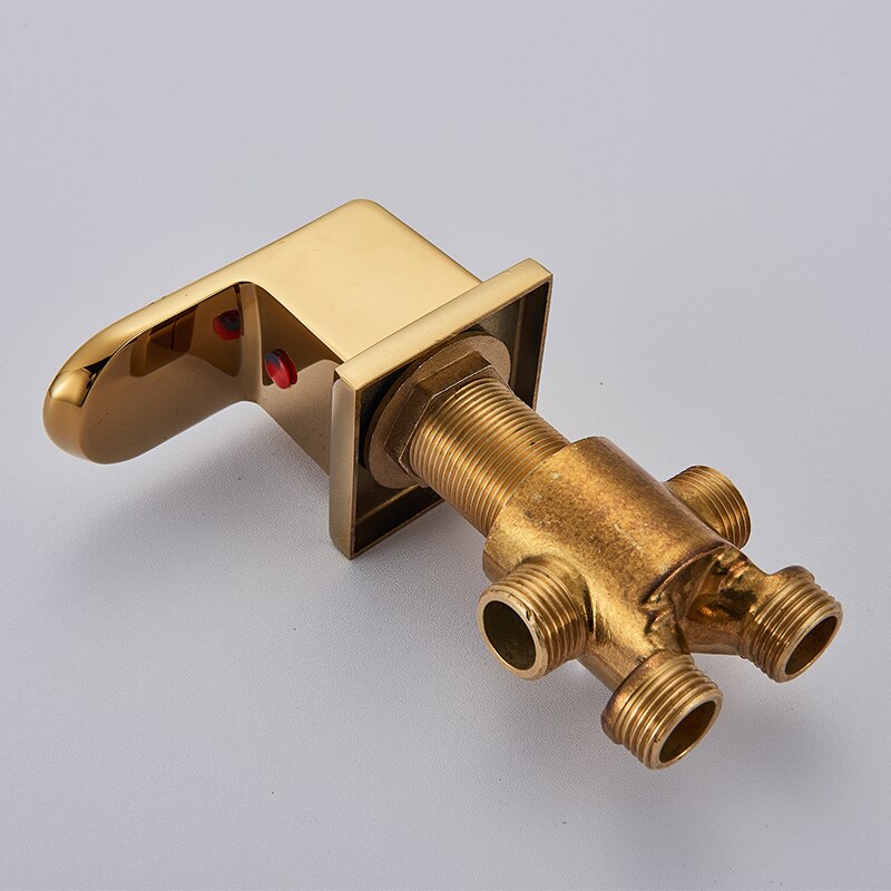 Golden Brass Switch Valve For Basin Faucet Shower ... – Vicedeal
