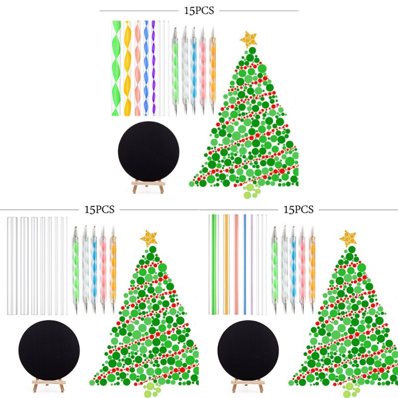 15 Pcs/set Mandala Point Painting Tool Kit Paint T... – Grandado