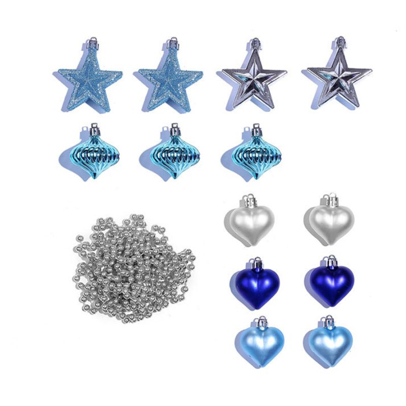 1 Box Christmas Balls Star Set Shatterproof Hangin... – Grandado