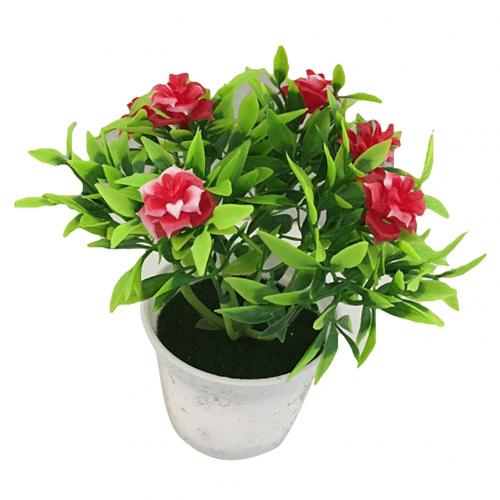 1Pc Potted Artificial Flower Rose Stage Garden Wed... – Vicedeal