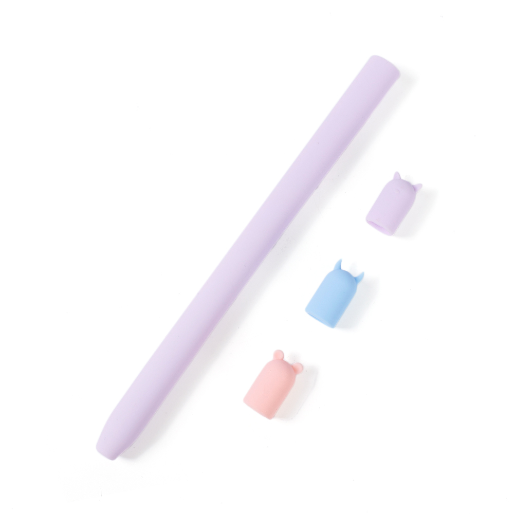 Kawaii Cartoon Silicone Pencil Case For Apple Penc... – Grandado