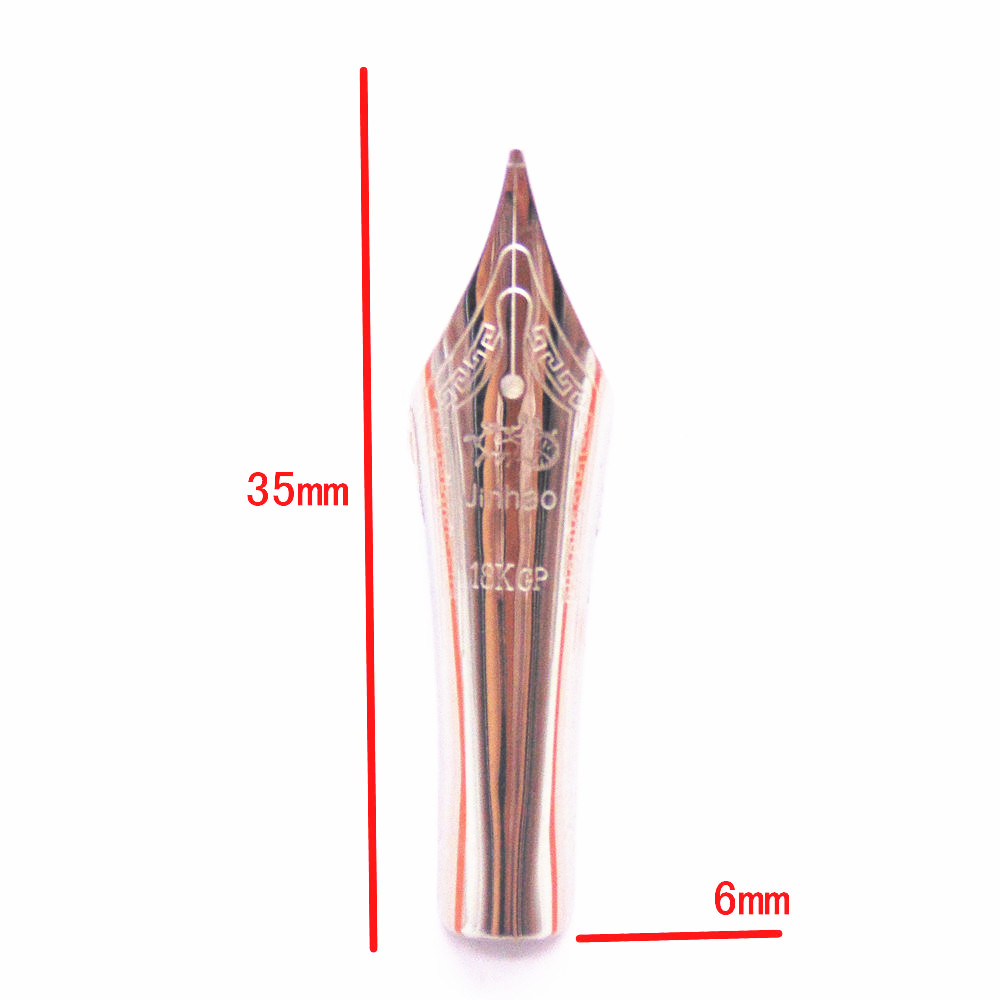 Jinhao X750 2 stks Medium Nib Gouden vulpen hetzel... – Grandado