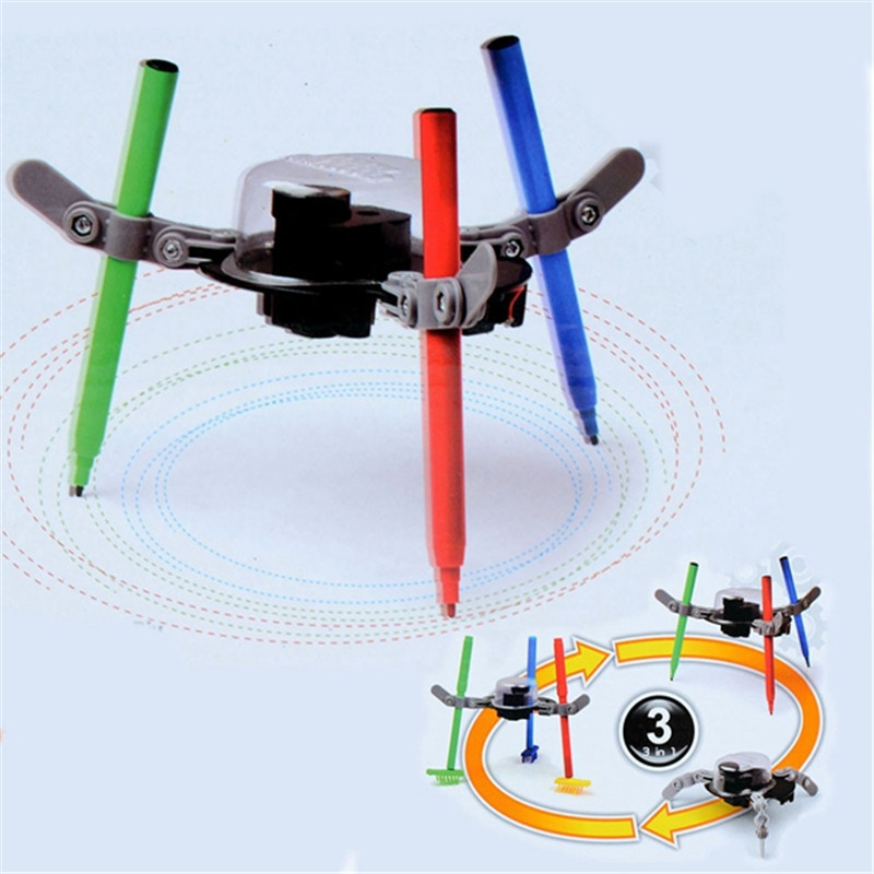 3 IN 1 Doodling Robot Graffiti Electrical Auto Dra... – Vicedeal