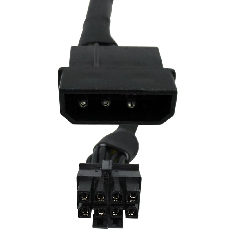 2 Pcs LP4 Molex Male To CPU 8 Pin (4+4) EPS-12V Po... – Vicedeal