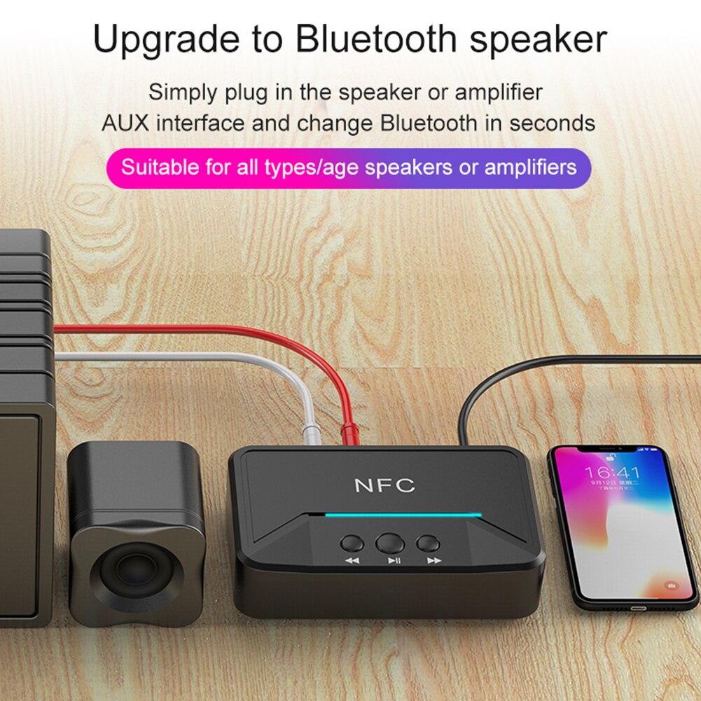 Wireless Audio Receiver NFC Bluetooth5.0 Audio Rec... – Vicedeal