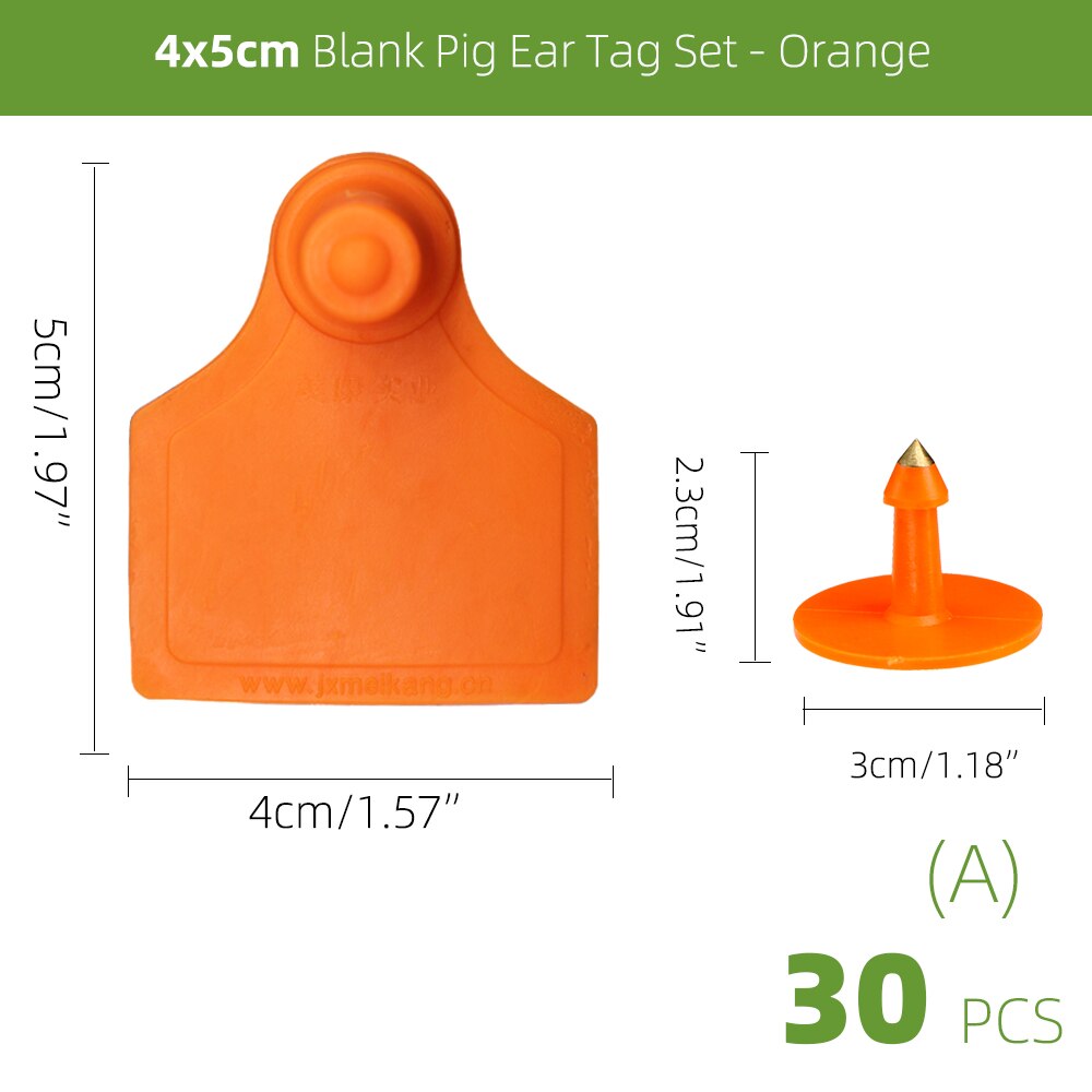 30pcs Soft TPU Pigs Tag Ear Identification Plate B... – Vicedeal