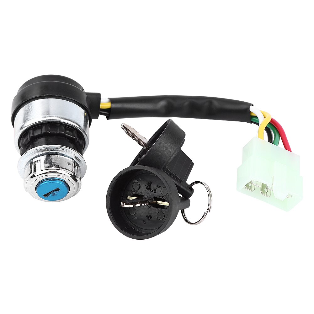 5 Wire 5 Pin Ignition Key Switch Start Lock with 2... – Grandado