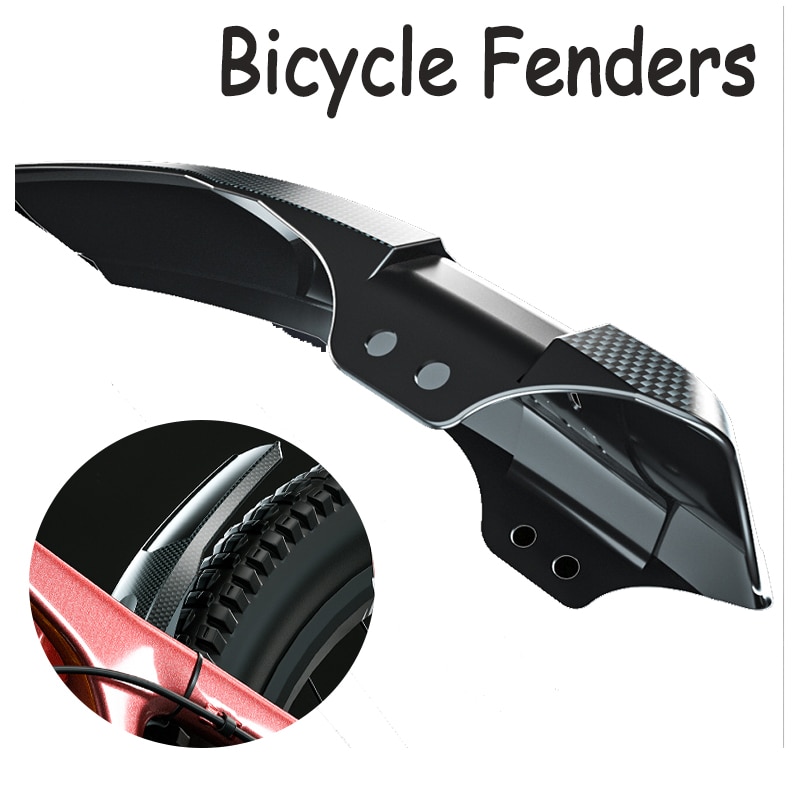 3 st cykelskärmar cykel stänkskydd kolfiber fram &... – Grandado