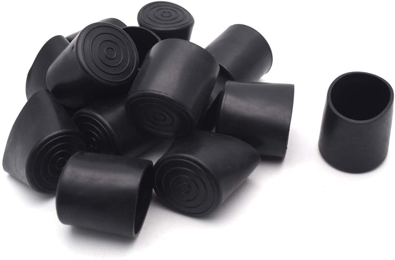 16pcs Black Round Chair Leg Tip Caps Prevent Scrat... – Vicedeal