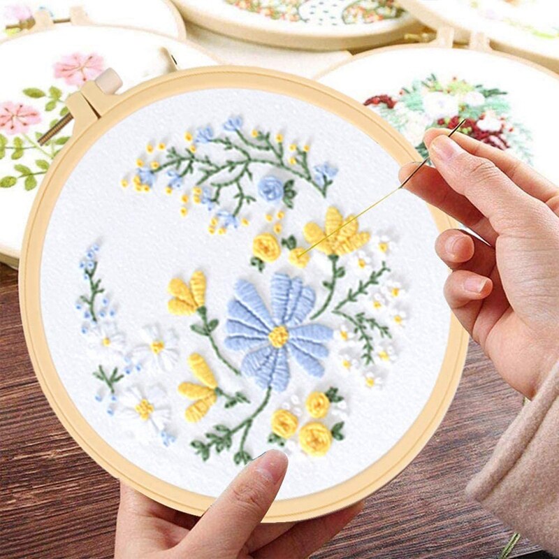 Embroidery Starter Kit 3 Sets Cross Stitch Kit Inc... – Vicedeal