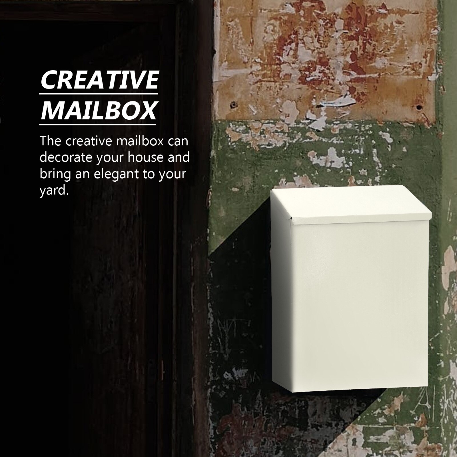 Wall-mounted Mailbox Iron Letter Container Home Ma... – Vicedeal