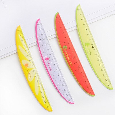 15cm Fruit Plastic Ruler Cute Kawaii Watermelon Te... – Grandado