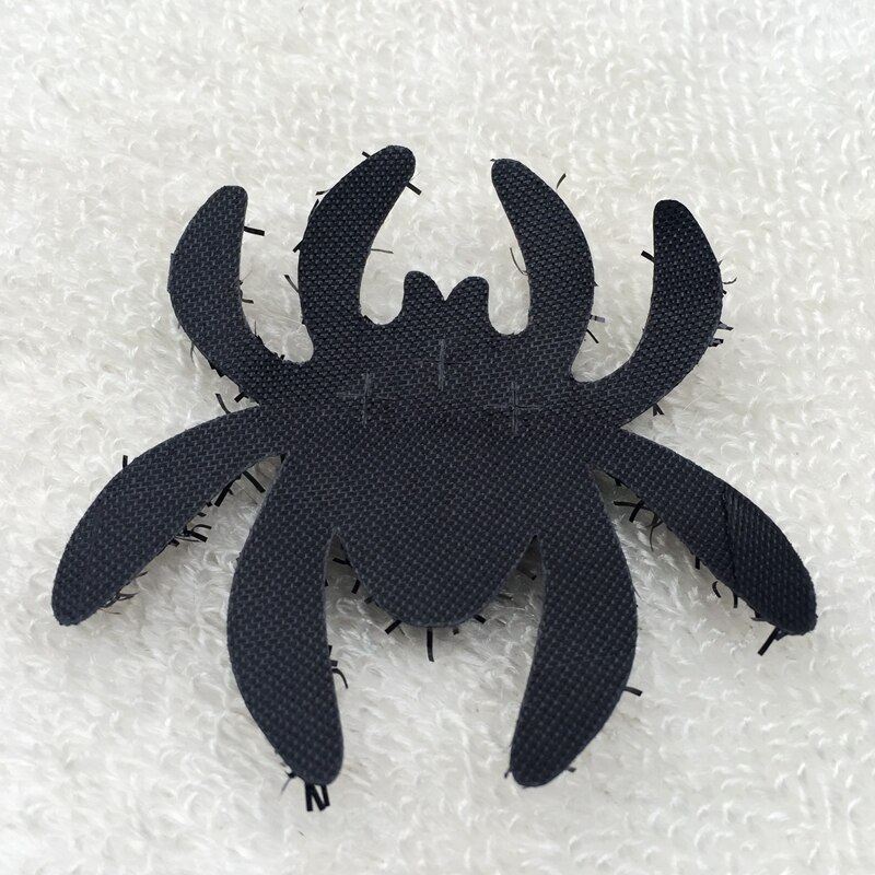 Shiny Black 80Pcs Spider Patches Non Geweven Stof ... – Grandado