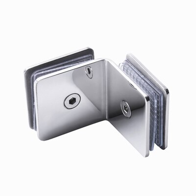 Chrome Stainless Steel 304 Glass Fixed Clip Bathro... – Grandado