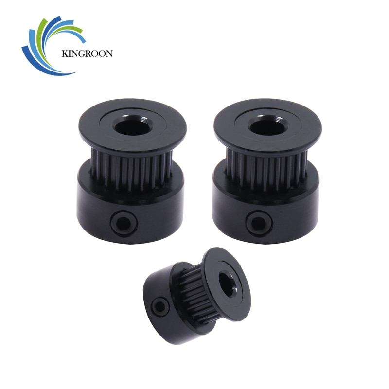 KINGROON 1pc Black GT2 Timing Pulley 20 Tooth 16 T... – Grandado