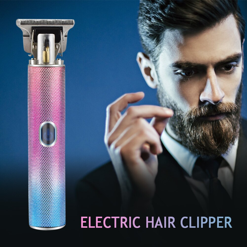 Colorful Hair Trimmer Beard Electric Clipper Oil H... – Grandado