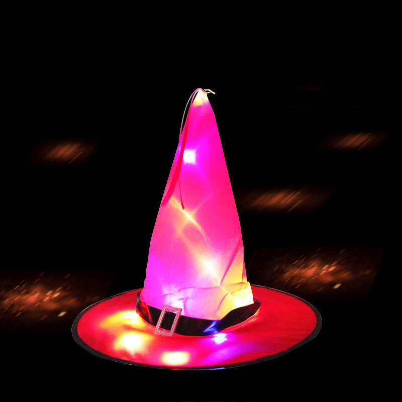 Halloween Witch Cap with LED Light Bright Witches ... – Vicedeal