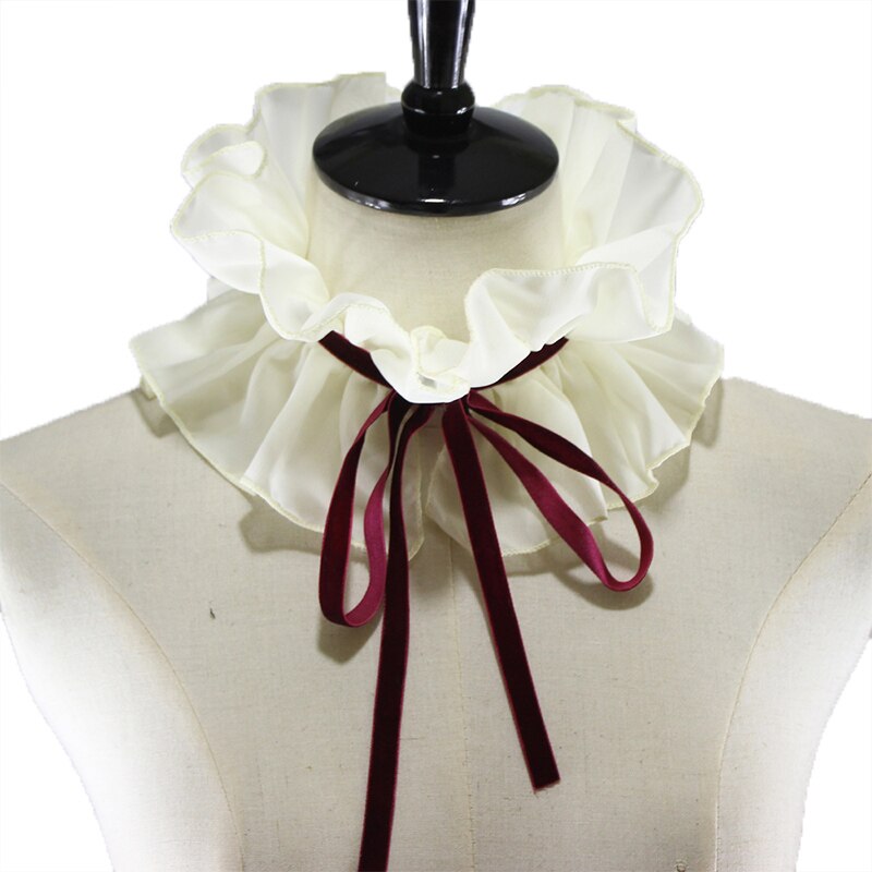 Handmade The Middle Age Ruffles Vintage Detachable... – Grandado