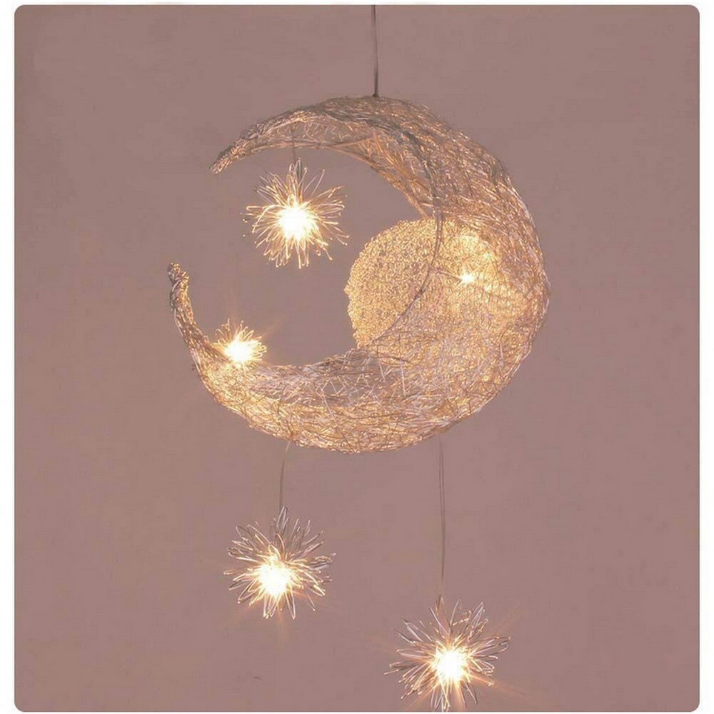 Plafond Lampen Moderne Hanger Led Moon Star Kroonl... – Vicedeal