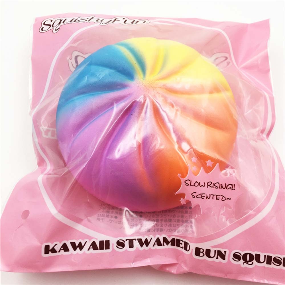 Giant Squishies Jumbo Colourful Chinese Bun Slow R... – Vicedeal