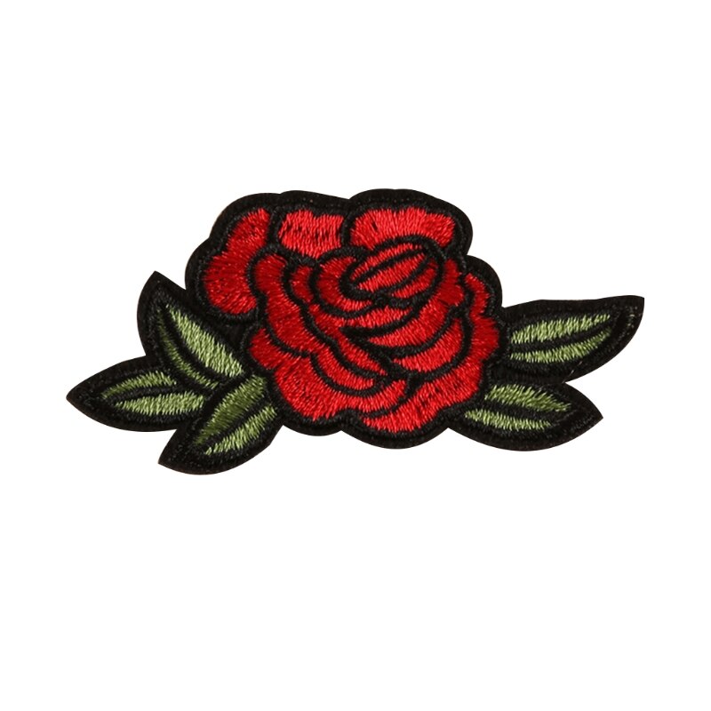 11Pcs Assorted Rose Flower Patch Embroidered Iron ... – Vicedeal
