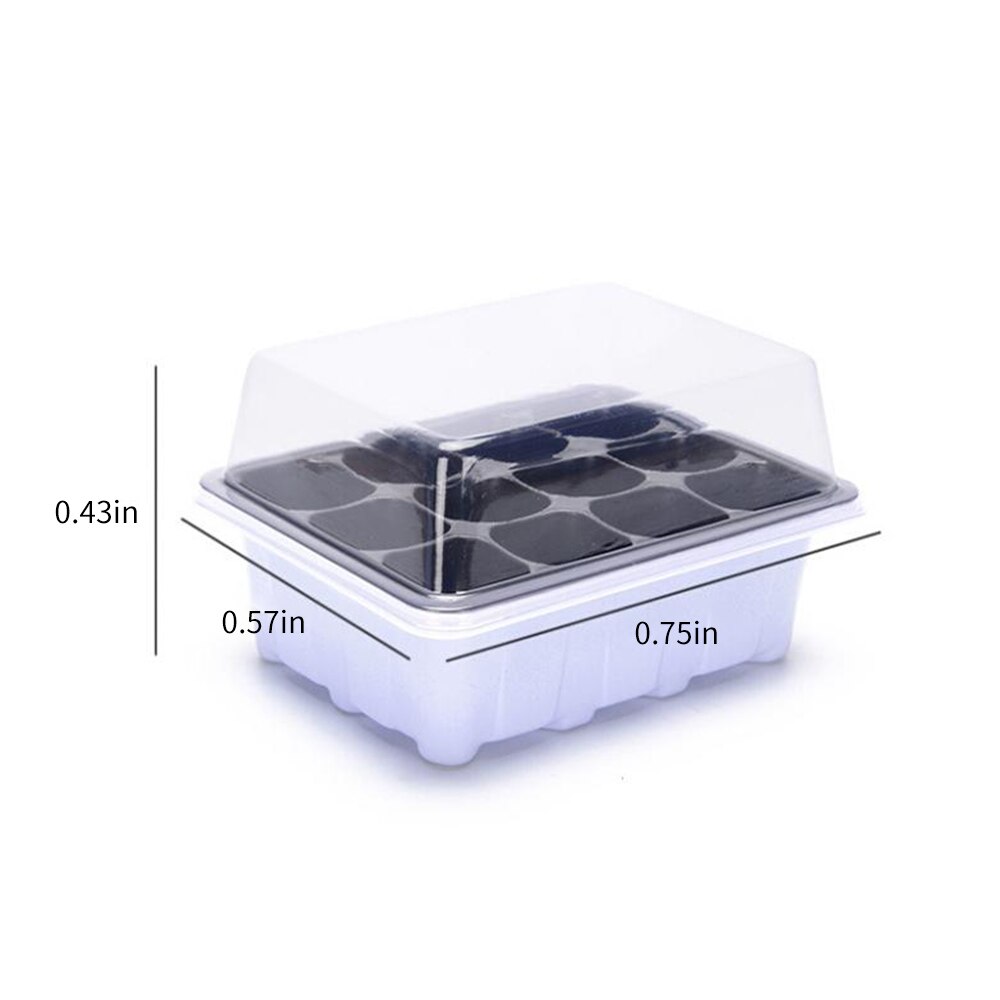 12 Cells Plastic Nursery Pots Nursery cultivation ... – Vicedeal