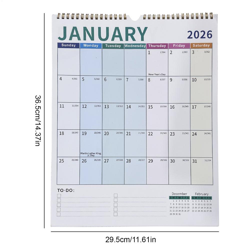 Wall Calendar 18-Month Hangable Monthly Calendar C... – Grandado