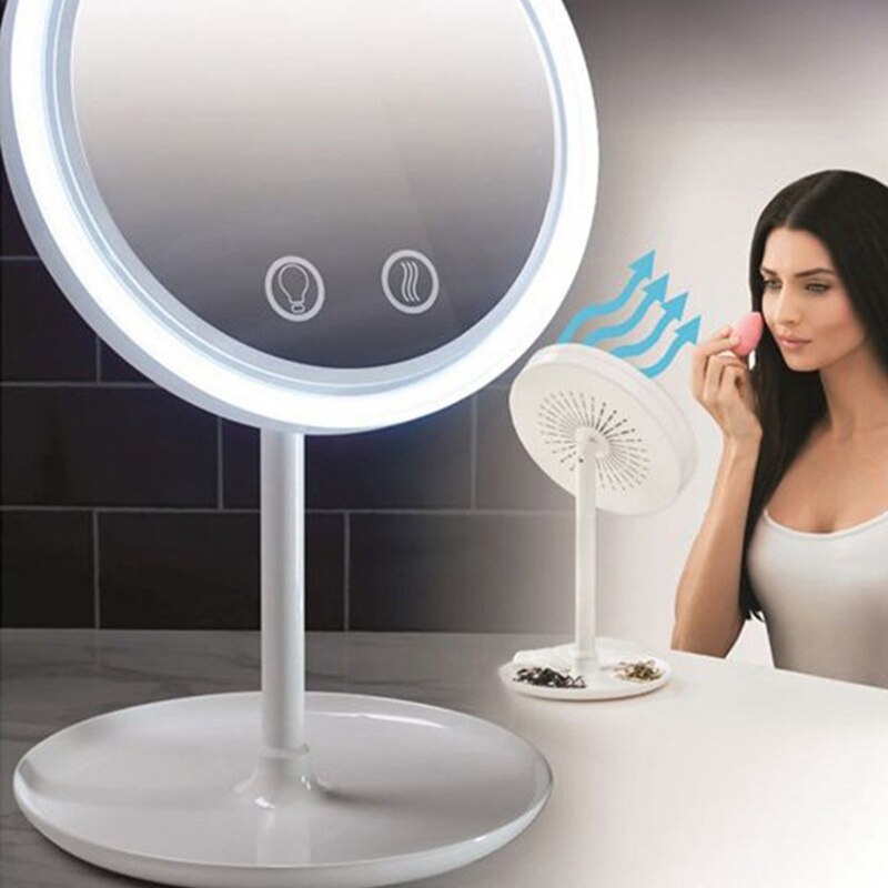 Led Makeup Mirror USB Storage Mirror Adjustable Pr... – Grandado