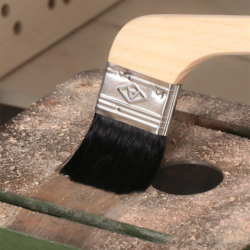 Wooden Paint Brushes Long handle elbow for wall pa... – Vicedeal