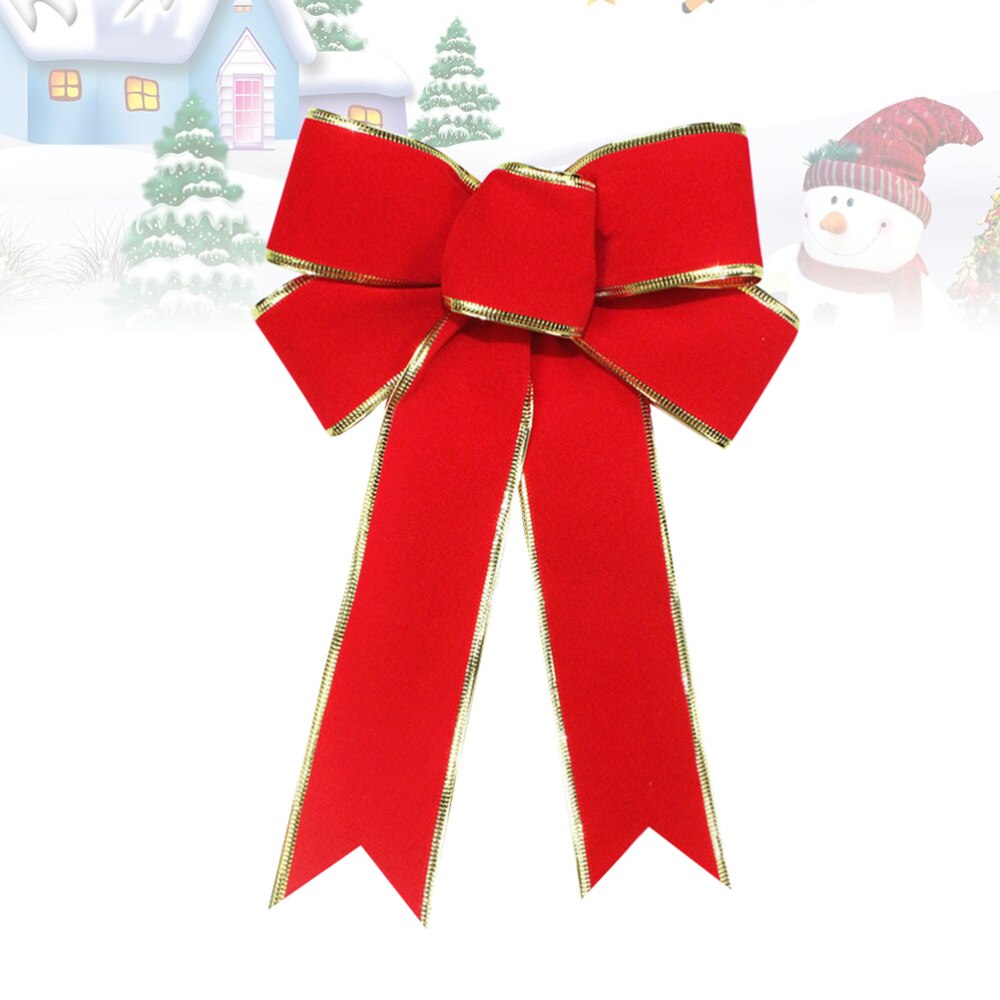 1pc Bowknot Beautiful Christmas 25cm Red Cloth Chr... – Vicedeal
