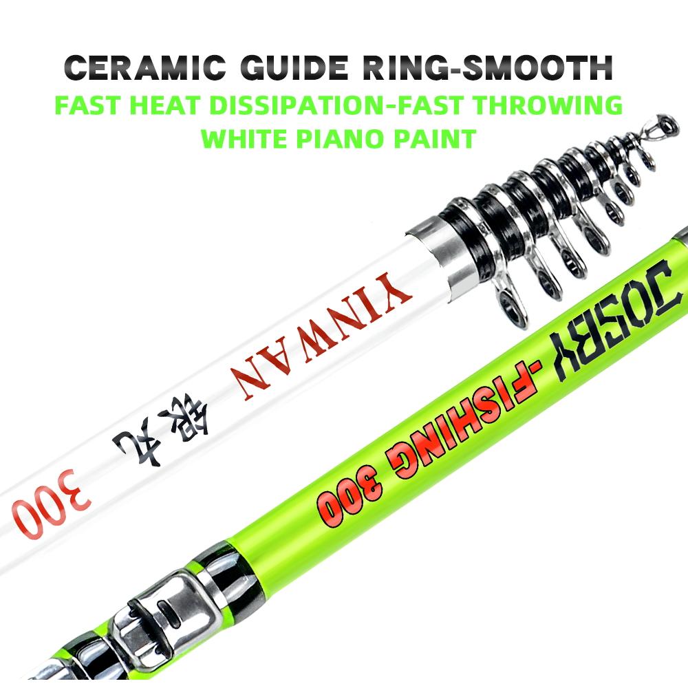 JOSBY Carbon Fiber Rock Fishing Rod Telescopic Fee... – Grandado