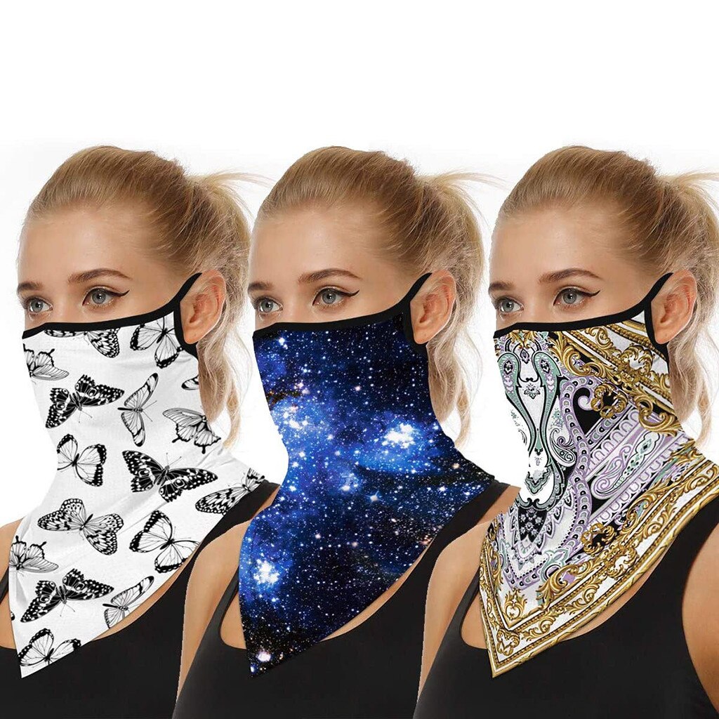 @40 3pc Outdoor Print Seamless Ear Bandana Sports ... – Grandado