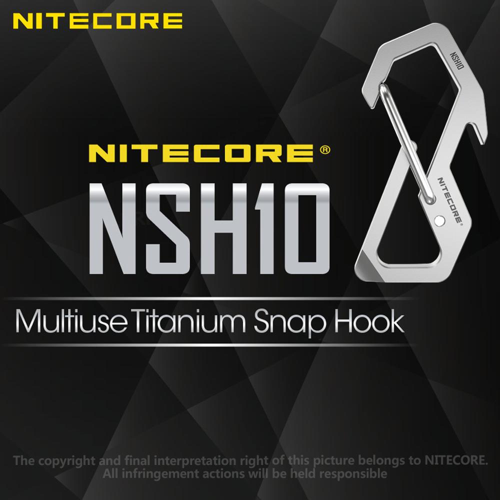 NITECORE NSH10 Multiuse Titanium Snap Hook Anti-co... – Grandado